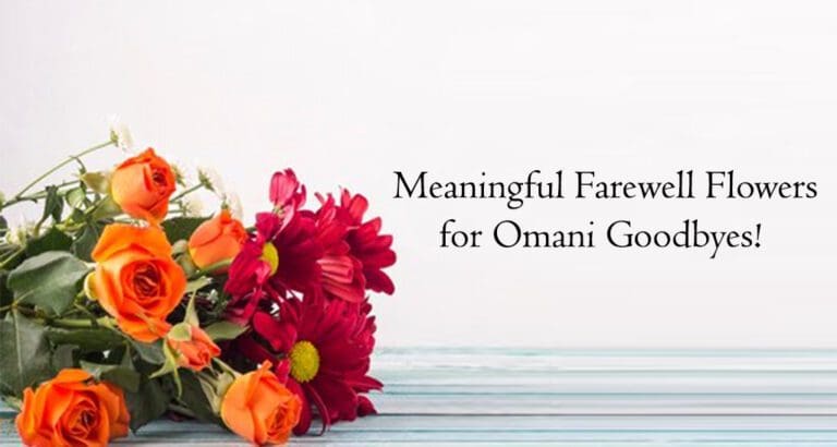 Meaningful Farewell Flowers for Omani Goodbyes!